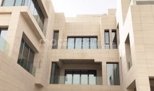 Villa projects in Kuwait with Moca Cream limestone cladding. Nuzha ...